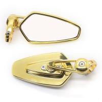 China Aluminum Alloy Motorcycle Bar End Rearview Mirrors Customized for Universal 22mm for sale