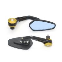 China Aluminum Alloy Motorcycle Side Mirror Rearview Mirror for Motorcycle 10.5*5cm Glass Size for sale