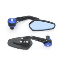 China Aluminum Alloy Motorcycle Side Mirror Rearview Mirror for Motorcycle 10.5*5cm Glass Size for sale