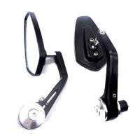 China Aluminum Alloy Motorcycle Side Mirror Rearview Mirror for Motorcycle 10.5*5cm Glass Size for sale