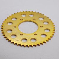 China Enhance Your Motorcycle's Performance with Custom Golden 428 49T Rear Sprocket for sale