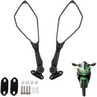 China Motorcycle Rear View Mirrors for Kawasaki Ninja 250 300 Black Purpose Replace/Repair for sale