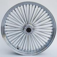 China SPHC Steel Chrome Plated 21 Inch Double Disc Motorcycle Wheels for Harley Davidson for sale