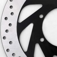 China Custom 267mm Front Brake Disc for Yamaha Scorpio 225 Made Natural Color Black Design for sale