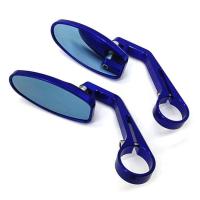China Newly Released Motorcycle Side Mirrors with CNC Aluminium Material Glass Size 99*55mm for sale