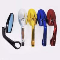 China Newly Released Motorcycle Side Mirrors with CNC Aluminium Material Glass Size 99*55mm for sale
