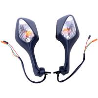 China Lens Color Amber Color Motorcycle Rear View Side Mirrors for Suzuki GSXR 600 750 1000 for sale