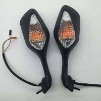 China Lens Color Amber Color Motorcycle Rear View Side Mirrors for Suzuki GSXR 600 750 1000 for sale