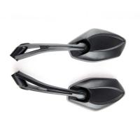 China 16*8.5cm Glass Size Install 8mm Custom Universal Wide Angle Side Rearview Motorcycle Mirrors for sale