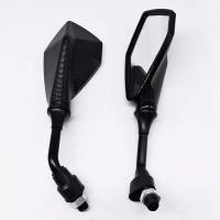 China Custom Motorcycle Rear View Mirror for Electric Scooter 11.5*6cm Glass Size for sale