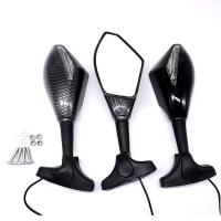China Custom Motorcycle LED Turn Signal Rearview Side Mirrors Sample Make Sample with ABS for sale