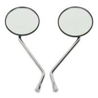 China Convex Surface Black Motorcycle Rearview Mirrors for Honda CG125 XL250 XR250 Customized for sale