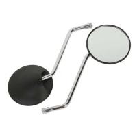 China Convex Surface Black Motorcycle Rearview Mirrors for Honda CG125 XL250 XR250 Customized for sale