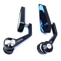 China Custom Universal CNC Anti-Glare Motorbike Side Mirror Bar End Mirrors for Replace/Repair for sale
