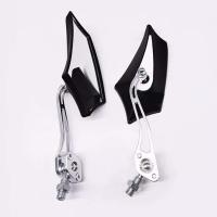 China Modified Aluminum Alloy Rod Electric Scooter Rearview Mirror for Universal Flat Mirror for sale