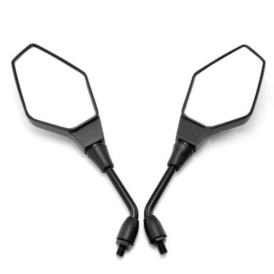 China Universal Scooter Hand Bar Mirrors Motorcycle Back View Mirror 14*9cm Glass Size for sale
