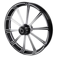 China Sample Make Black 23 Inch CNC Aluminum Motorcycle Alloy Wheels for Harley Davidson for sale