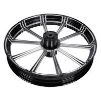 China Sample Make Black 23 Inch CNC Aluminum Motorcycle Alloy Wheels for Harley Davidson for sale