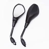 China 560g/pairs Convex Surface Rearview Mirror for Custom Kawasaki Motorcycle Accessories for sale