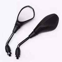 China 560g/pairs Convex Surface Rearview Mirror for Custom Kawasaki Motorcycle Accessories for sale