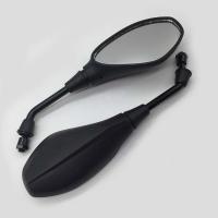 China 560g/pairs Convex Surface Rearview Mirror for Custom Kawasaki Motorcycle Accessories for sale