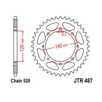 China 43T Rear Sprocket for Kawasaki KLR650 KLX650 Improved Efficiency and Performance for sale