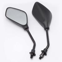 China Iron Rod Plastic Housing Motorcycle Rear View Mirrors Side Mirror Universal 8mm 10mm for sale