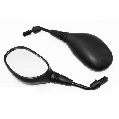China Motorcycle Rear View Mirror with Iron Rod Plastic Housing and Glass Size 13*8cm for sale