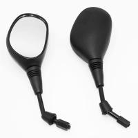 China Motorcycle Rear View Mirror with Iron Rod Plastic Housing and Glass Size 13*8cm for sale