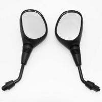 China Motorcycle Rear View Mirror with Iron Rod Plastic Housing and Glass Size 13*8cm for sale