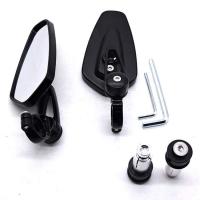 China Motorcycle Glass Size 112*60MM Universal CNC Rearview Mirror for Custom Aluminum Alloy for sale