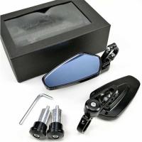 China Motorcycle Glass Size 112*60MM Universal CNC Rearview Mirror for Custom Aluminum Alloy for sale