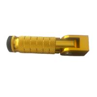 China Fit for Universal Motorcycle Scooter ATV Custom Golden CNC Aluminum Rearset Footrest for sale