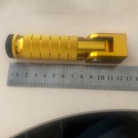 China Fit for Universal Motorcycle Scooter ATV Custom Golden CNC Aluminum Rearset Footrest for sale