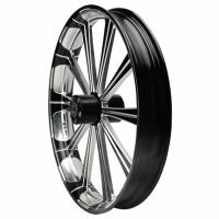 China 21 Inch Custom Forged Aluminium Alloy Motorcycle Wheel Rim for Harley Black Sample Make for sale