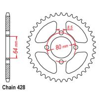 China Fit for For Suzuki DRZ50 DRZ70 Custom 33-52T 428 Motorcycle Rear Sprocket Replacement for sale