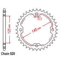 China 520 38T-47T Rear Sprocket for Yamaha YFM250 YFM350 YFZ450 YFM700 ATV Motorcycle Made for sale
