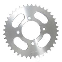China 428 Chain Model Custom 1045 Steel Harden Teeth GN125 Motorcycle Rear Sprocket for Suzuki GN 125 GS 125 for sale