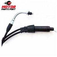 China Yamaha Motorcycle Accelerator Throttle Cable in Black with Silicone Rubber Insulation for sale
