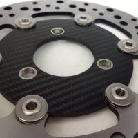 China Natural Color Carbon Fiber Front 220mm Brake Disc for Honda Wave 110 125 Replace/Repair for sale