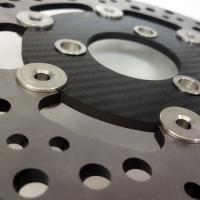 China Natural Color Carbon Fiber Front 220mm Brake Disc for Honda Wave 110 125 Replace/Repair for sale