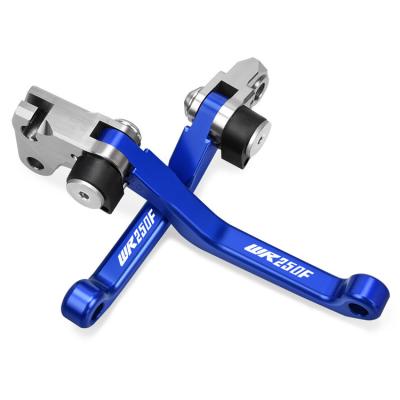 China Customized CNC Aluminum Alloy Motorcycle Clutch and Brake Levers Set for Yamaha WR250F for sale