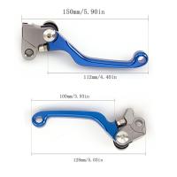 China Customized CNC Aluminum Alloy Motorcycle Clutch and Brake Levers Set for Yamaha WR250F for sale