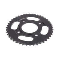 China Custom Steel 428 44T 45T Motorcycle Rear Sprocket for Honda CG125 CG 125 Titan in Silver for sale