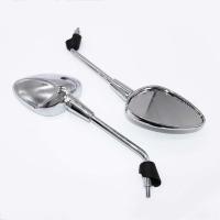 China Design Chrome Black Side Mirrors for Vespa Primavera Sprint 50 150 Electric Scooter for sale