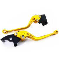 China Customizable Logo Aluminum CNC Adjustable Long Brake Clutch Levers for Royal Enfield 500 for sale