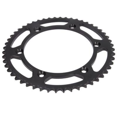 China 428 Steel 52T Motorcycle Rear Sprocket for Kawasaki KDX 125 Black/Silver/Custom Color for sale