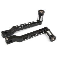 China Universal Aluminum Motorcycle Gear Shifter with Foot Pegs Black/Chrome For Harley Davidson for sale