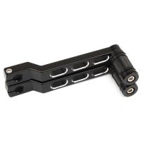 China Universal Aluminum Motorcycle Gear Shifter with Foot Pegs Black/Chrome For Harley Davidson for sale