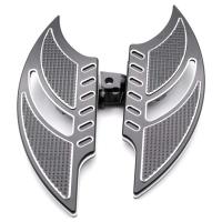 China Harley Sportster Touring Footrest Clamp Black Highway Foot Pegs for Replace/Repair for sale